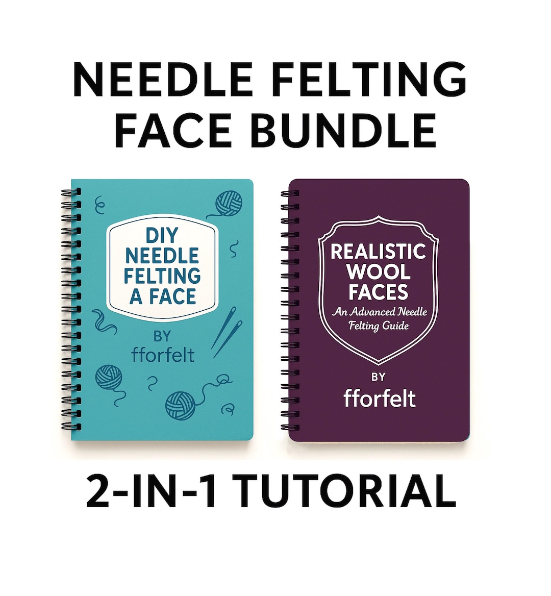 Needle Felting Faces – Complete Bundle: From Basic Shapes to Advanced ...