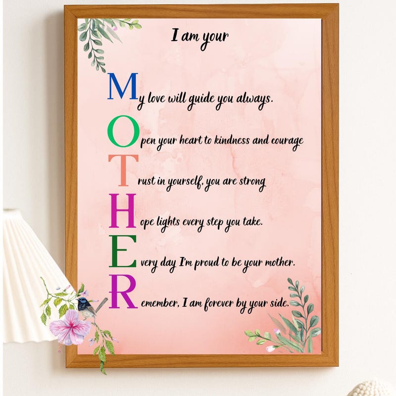 Mother Acronym - Etsy