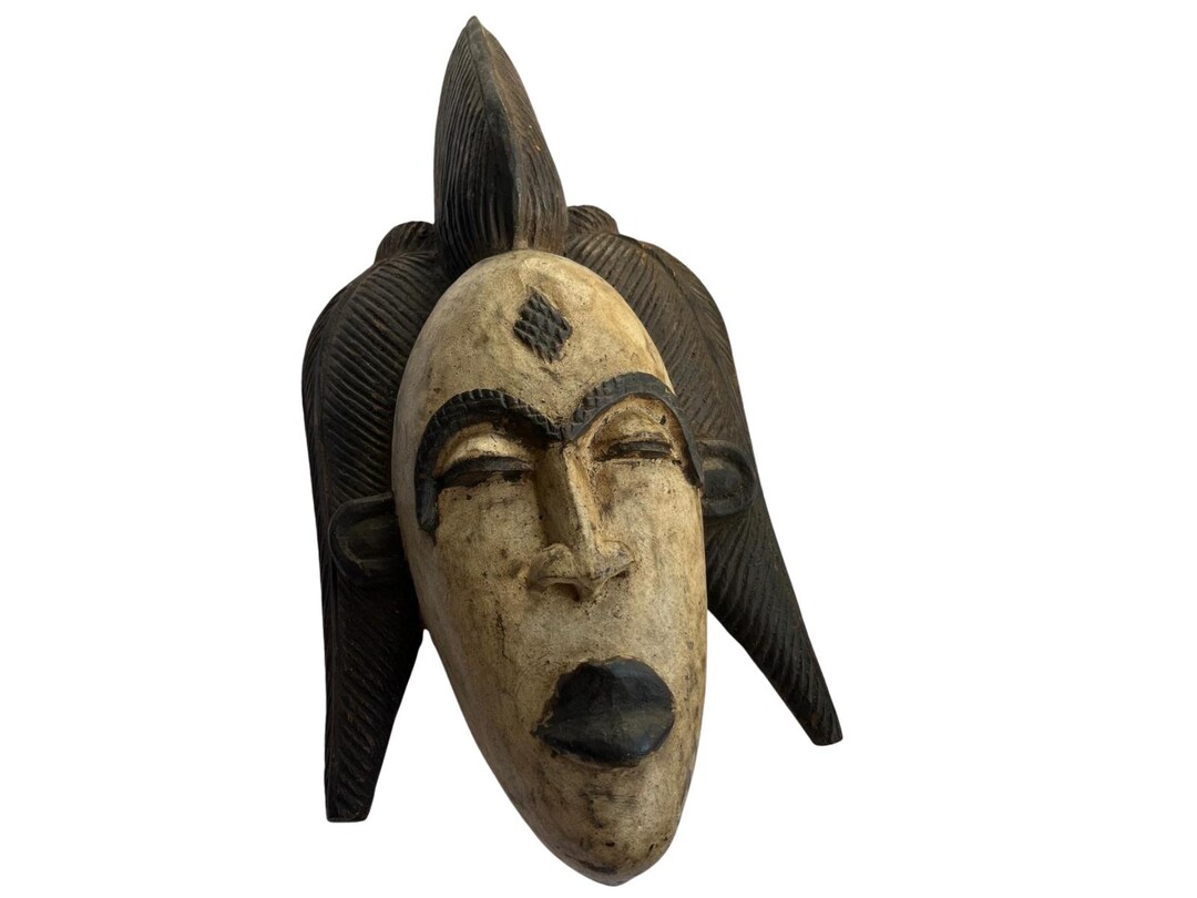 African Mask of the Punu People - Etsy