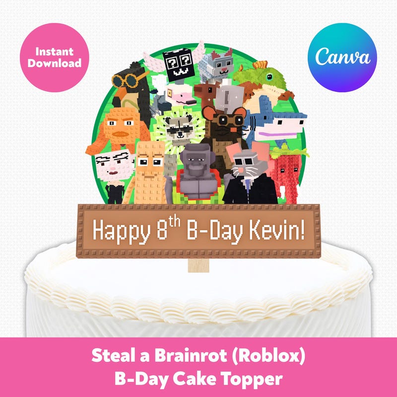 Italian Brainrot Cake - Etsy