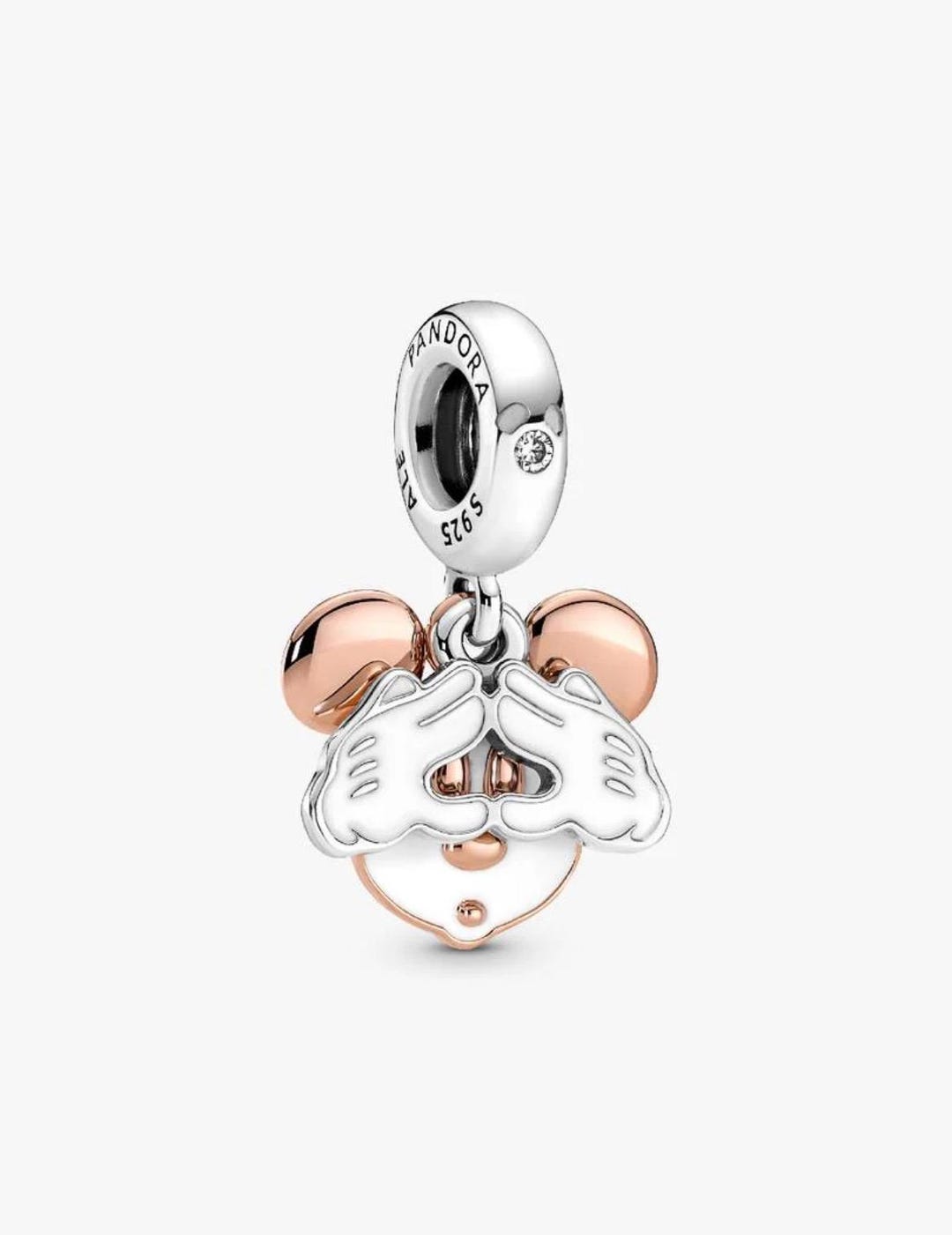 Disney Mickey Mouse Double Dangle Pandora Charm - Etsy
