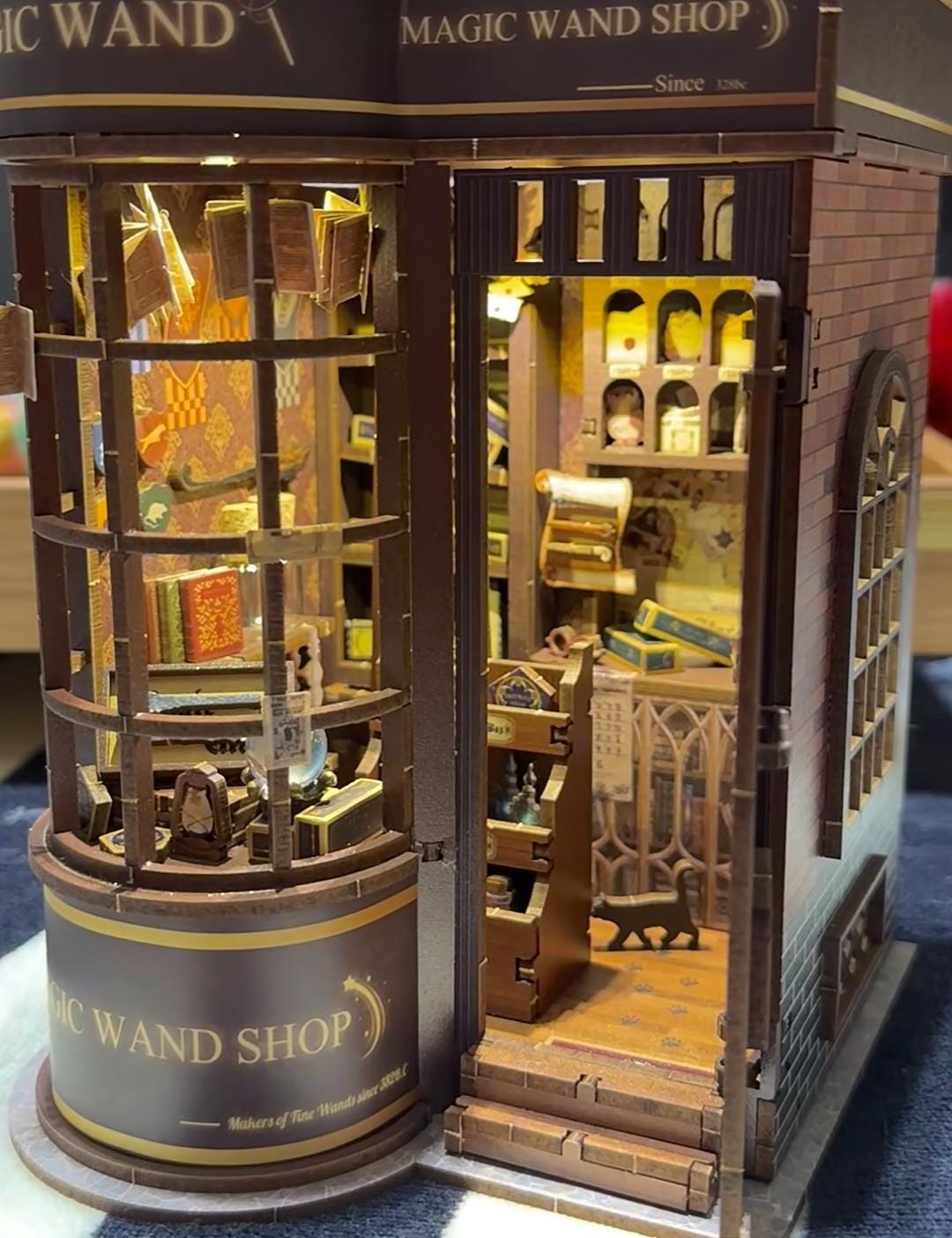Magic Wand Shop: DIY Wooden 3D Handmade Assembled Bookends - Fantasy ...