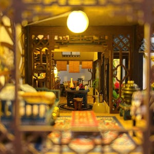 DIY Wooden Chinese Villa Model Kit - Handmade Cottagecore Decor - Etsy