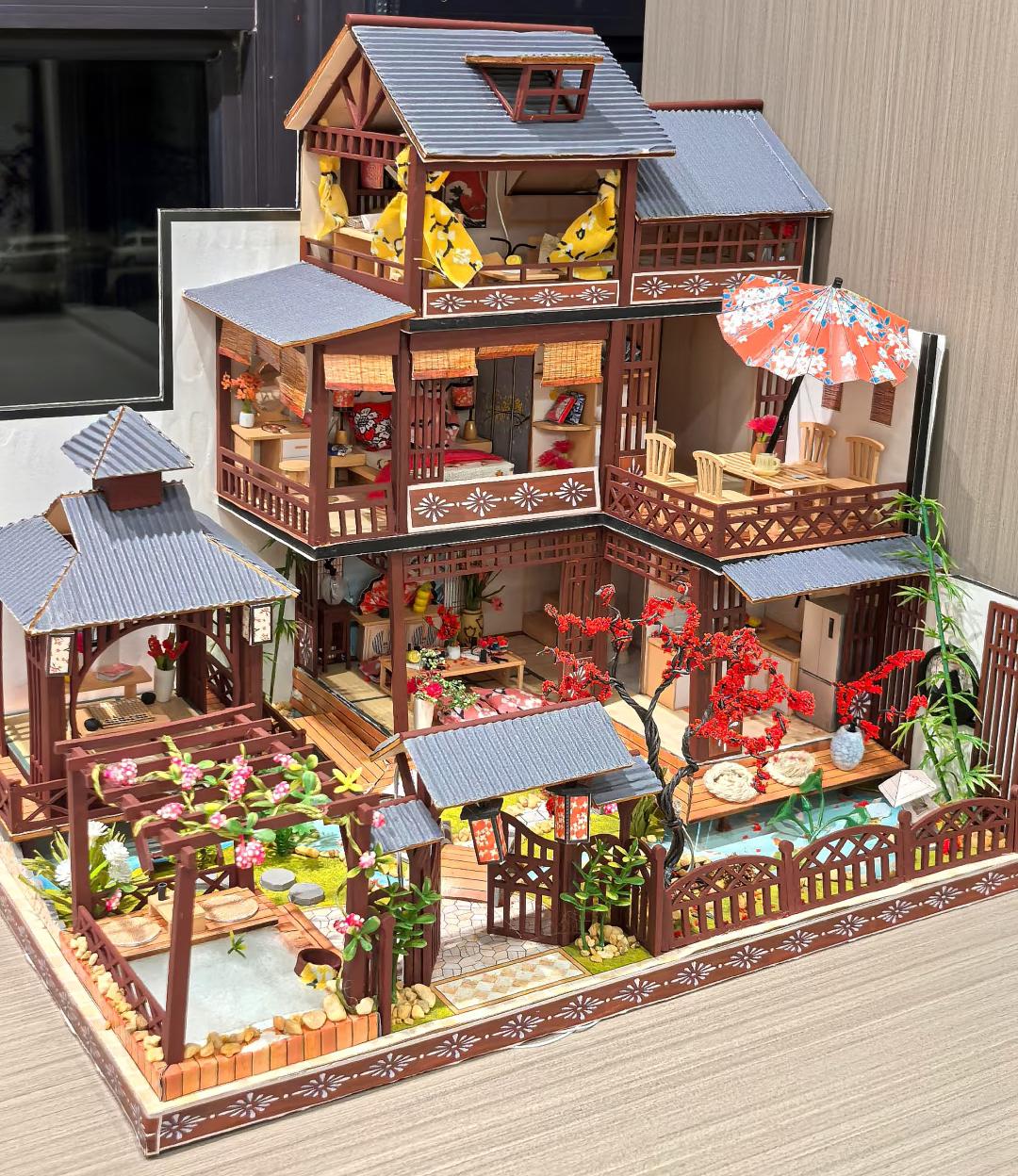 Japanese Handmade Wooden Building Models: DIY Tiny House Kit - Etsy