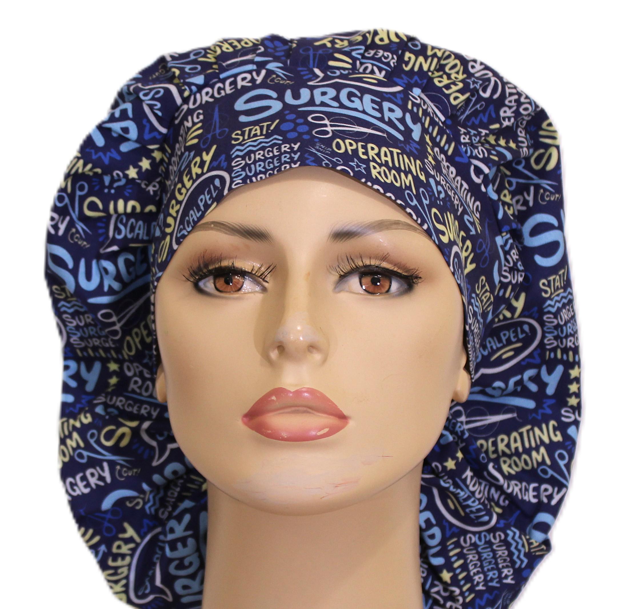 Scrub Hats-operating Room Scrub Hat-bouffant Scrub Caps-women's Scrub ...