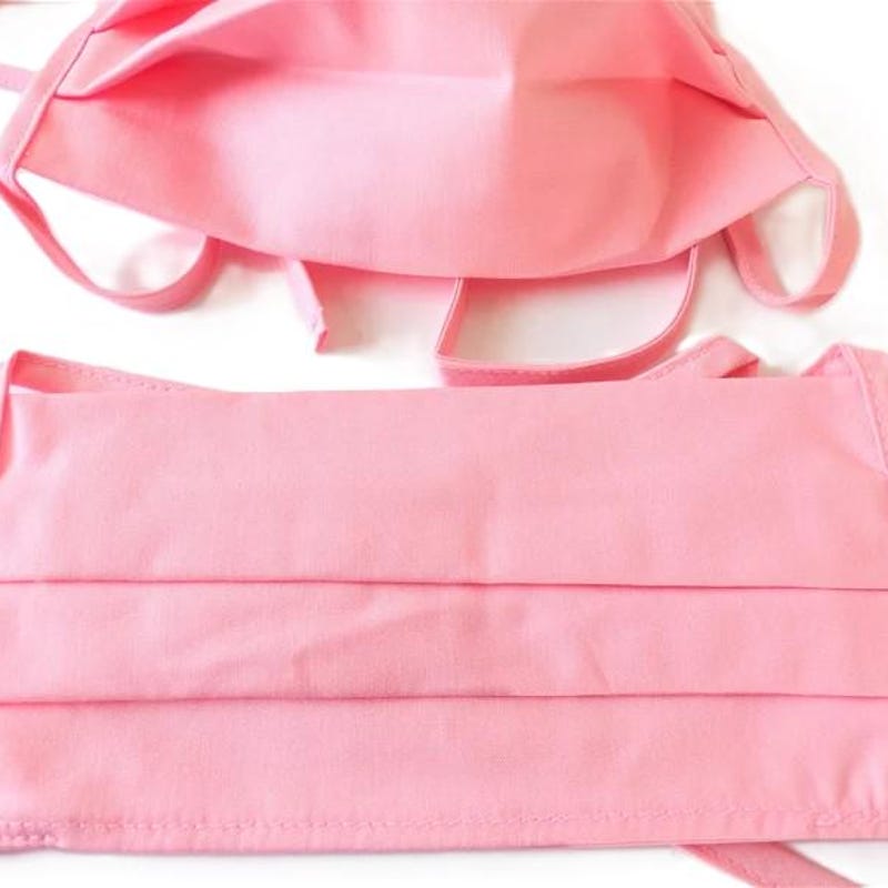 Tie Back Face Mask - Etsy