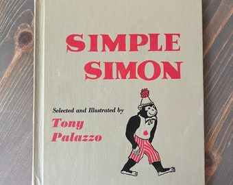 Simple Simon, 1959, Tony Palazzo Nursery Classic, Vintage Kids Book - Etsy
