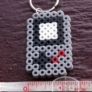 Gameboy-inspired Keychain- Fusible Beads- Multiple Colors - Etsy