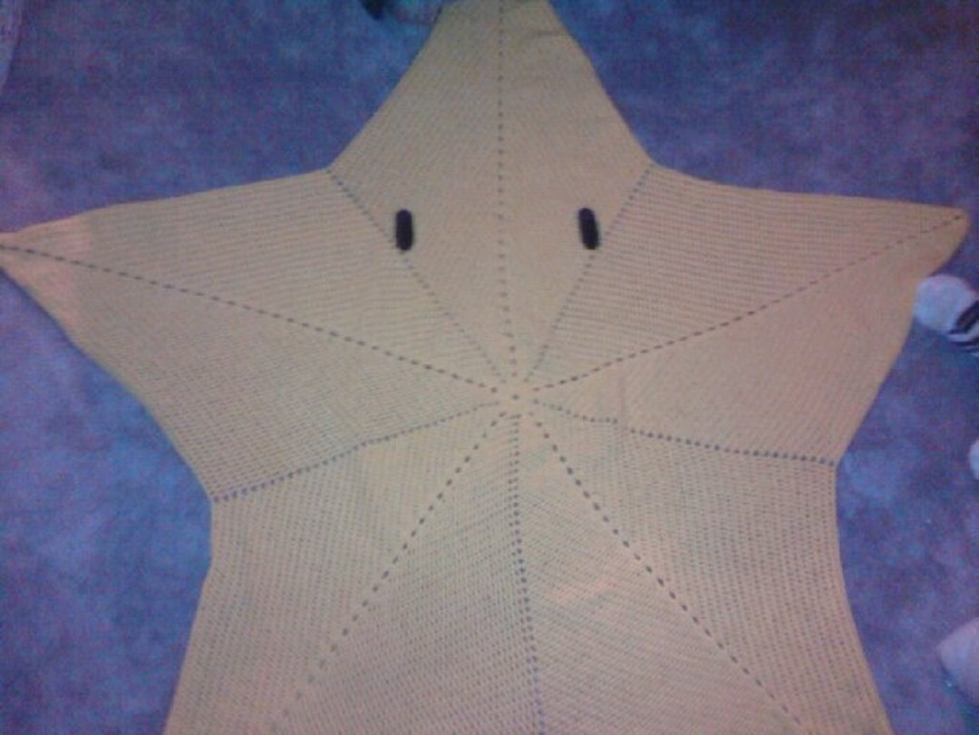 Invincible Star Blanket: Yellow Acrylic Yarn, 5ft Long - Etsy