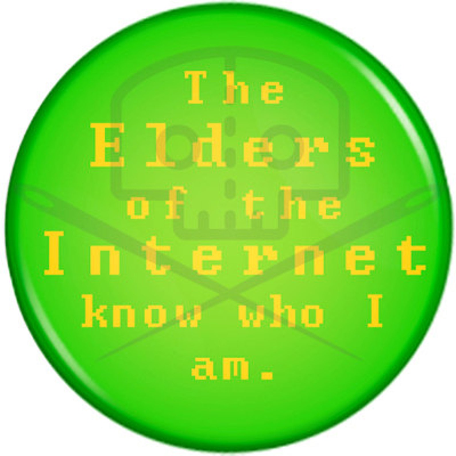 IT Crowd- Inspired ELDERS of the INTERNET Button - Etsy