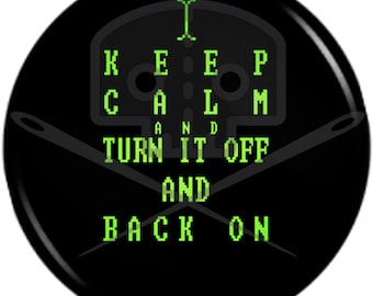Keep Calm Button | Etsy