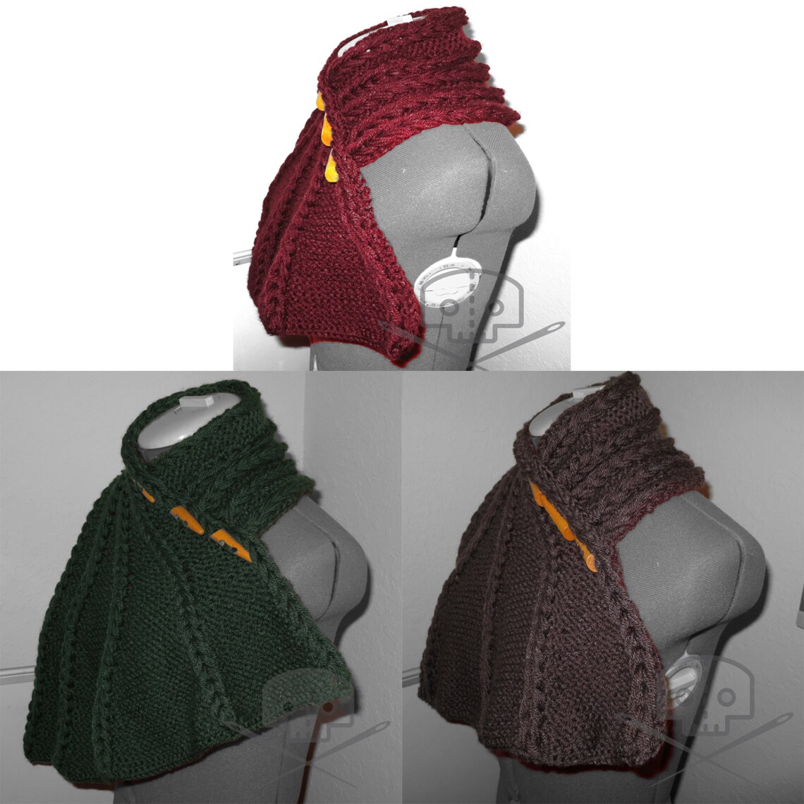 Knit Dragon Wing Scarf/cowl - Washable - One Size - Etsy
