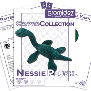 Cryptid Collection Nessie Plush Crochet Pattern- US/UK Terms - Etsy