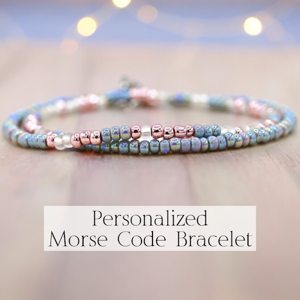 Morse Code Bracelet - Etsy