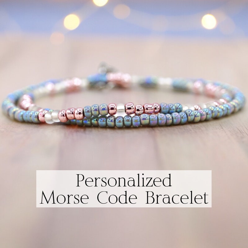 Morse Code Bracelet - Etsy