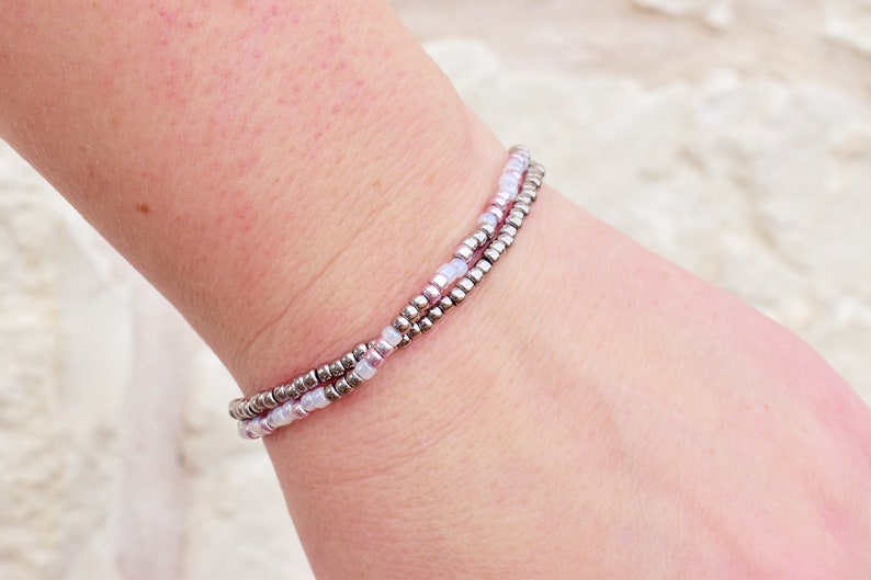 Personalized Beaded Morse Code Bracelet Custom Beaded Wrap - Etsy