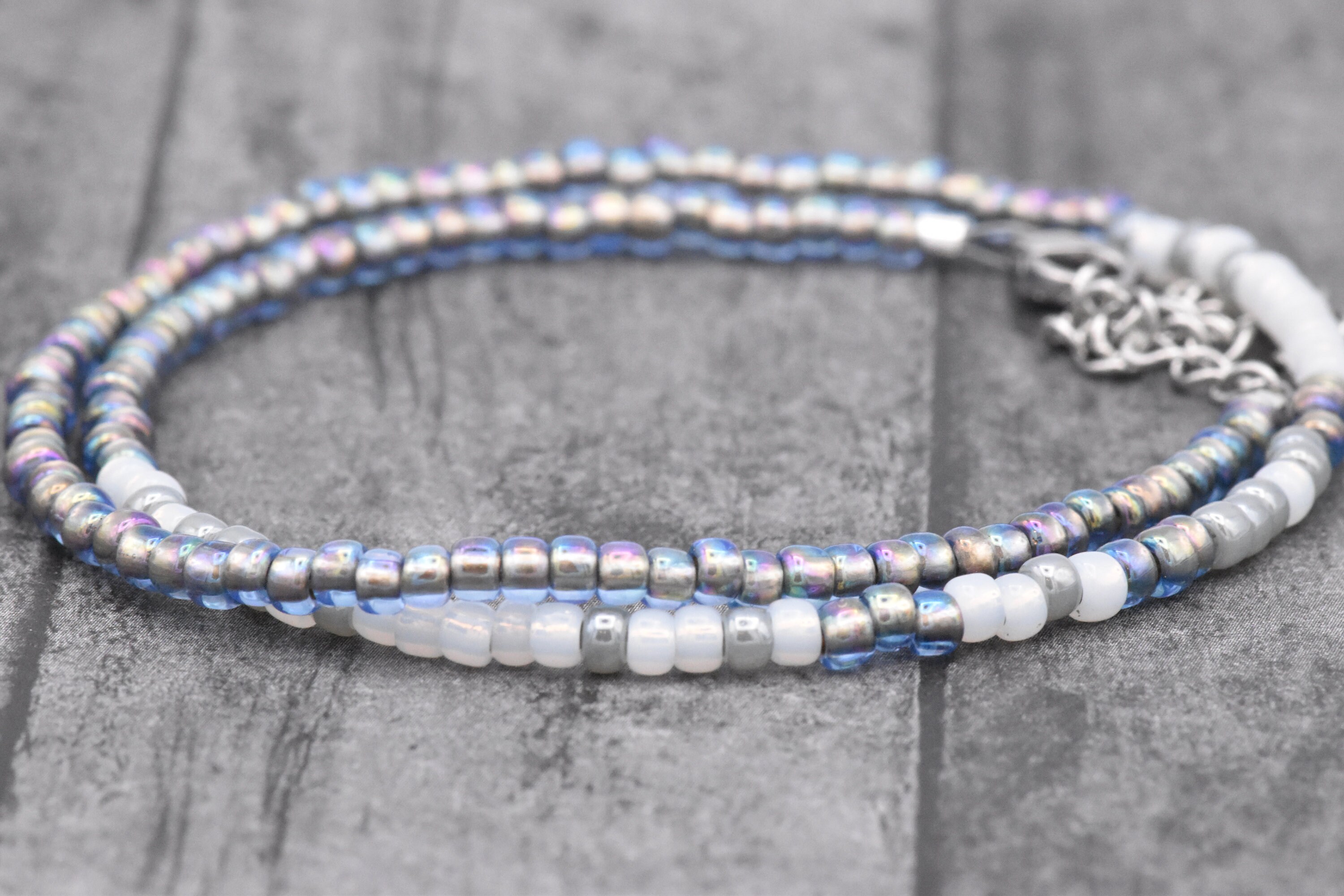 Personalized Beaded Morse Code Bracelet Custom Beaded Wrap | Etsy