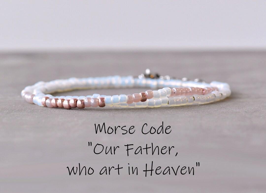 The Lord's Prayer Bead Bracelet Christian Jewelry for - Etsy