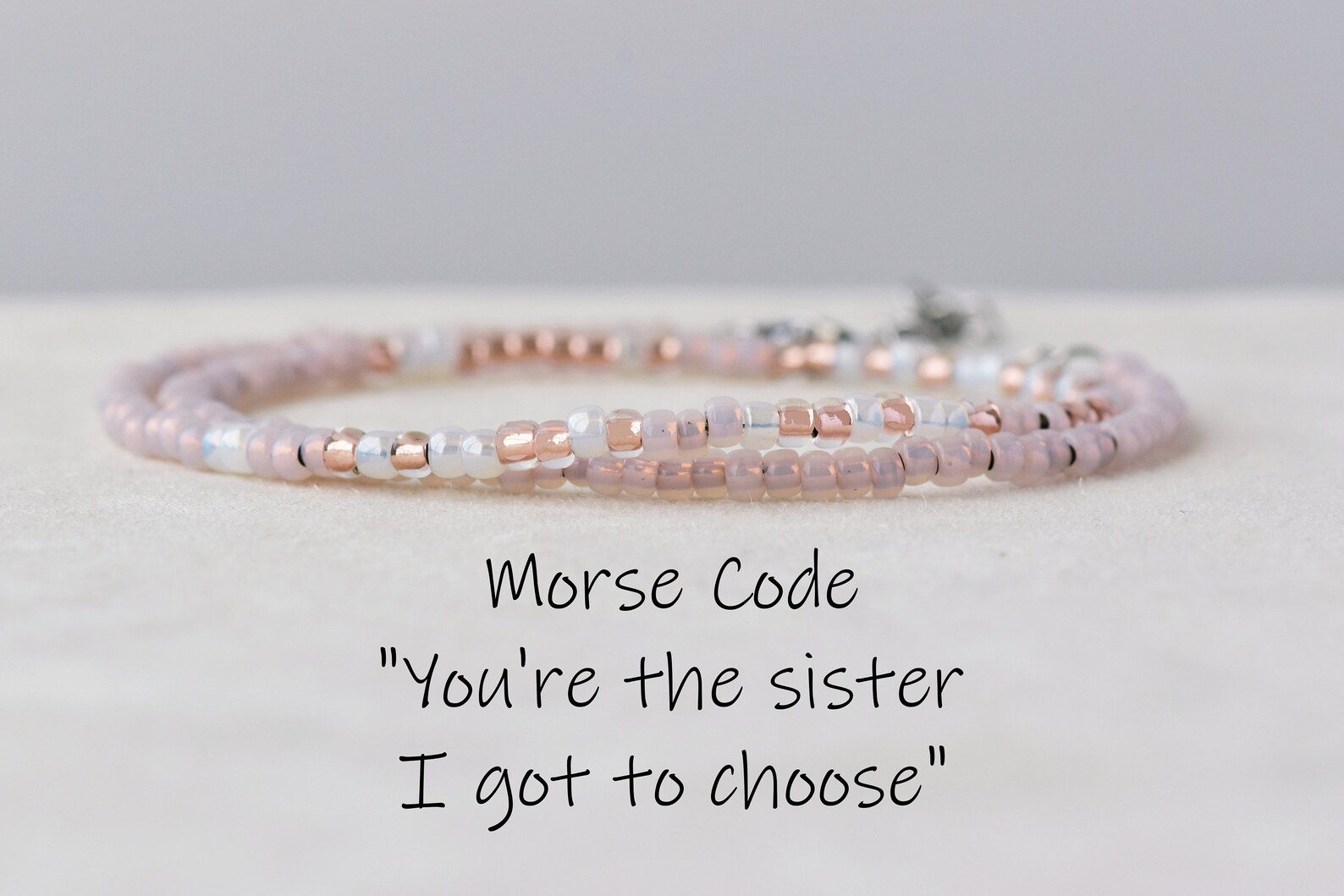 Friendship Bracelet Morse Code Best Friend Birthday Gift - Etsy