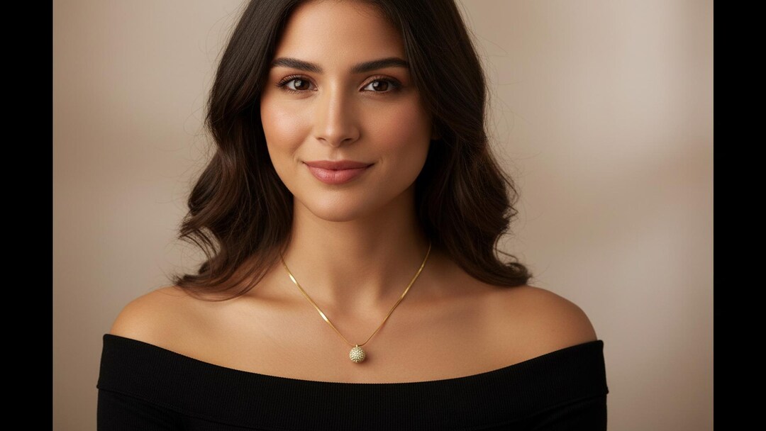 Miracle Jewels by MJ Handmade CZ Ball Pendant Necklace - Etsy