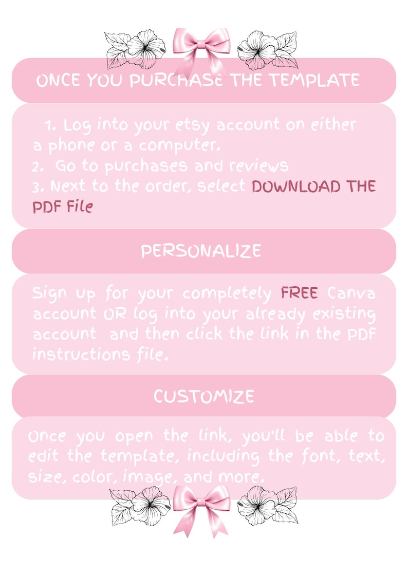 Editable Birthday Invitation Template | Pink Cherry Blossom Floral ...