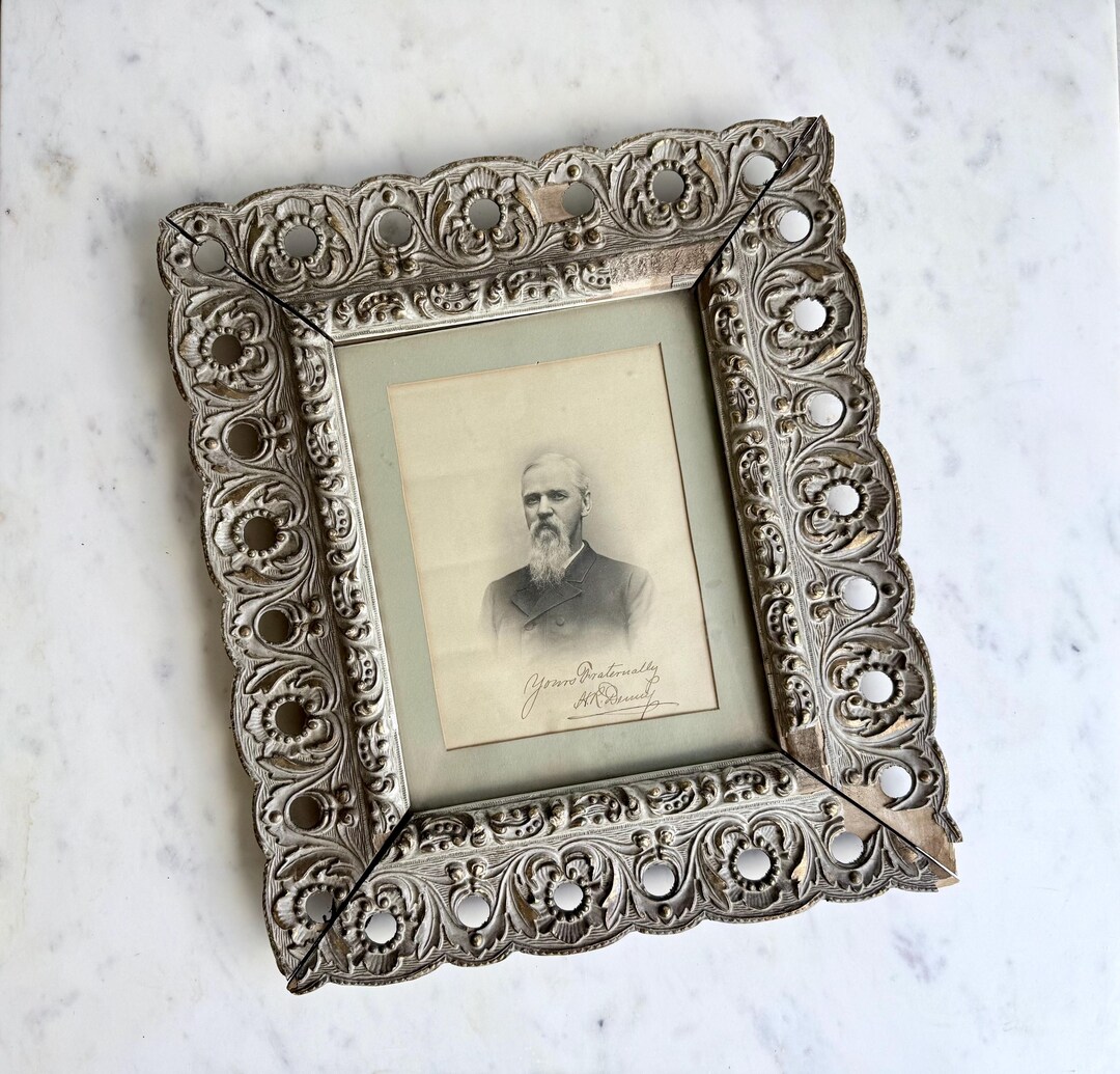 Antique Frame Edwardian Victorian Ornate Wood Carved Picture Frame ...