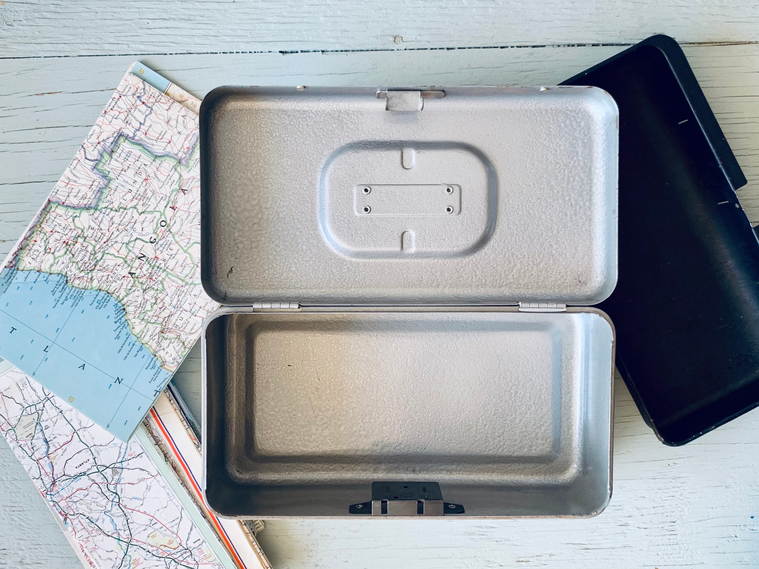 Metal Tool Box Galvanized Tool Box Industrial Tool Box - Etsy