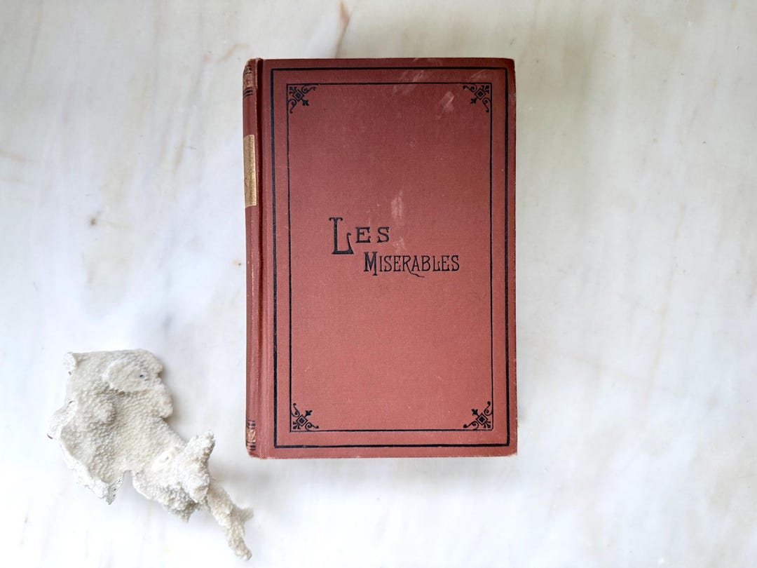 Vintage Les Miserables Hardcover Book Victor Hugo Hurst & Co New York ...
