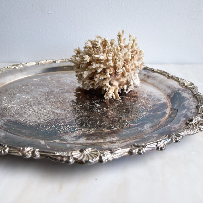 Heavy Silver Tray - Etsy