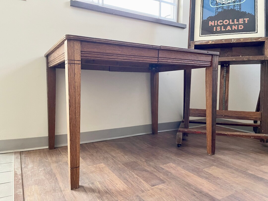 Rustic Dining Table Farm Table Small Farm Oak Table Unpainted Wood Desk ...