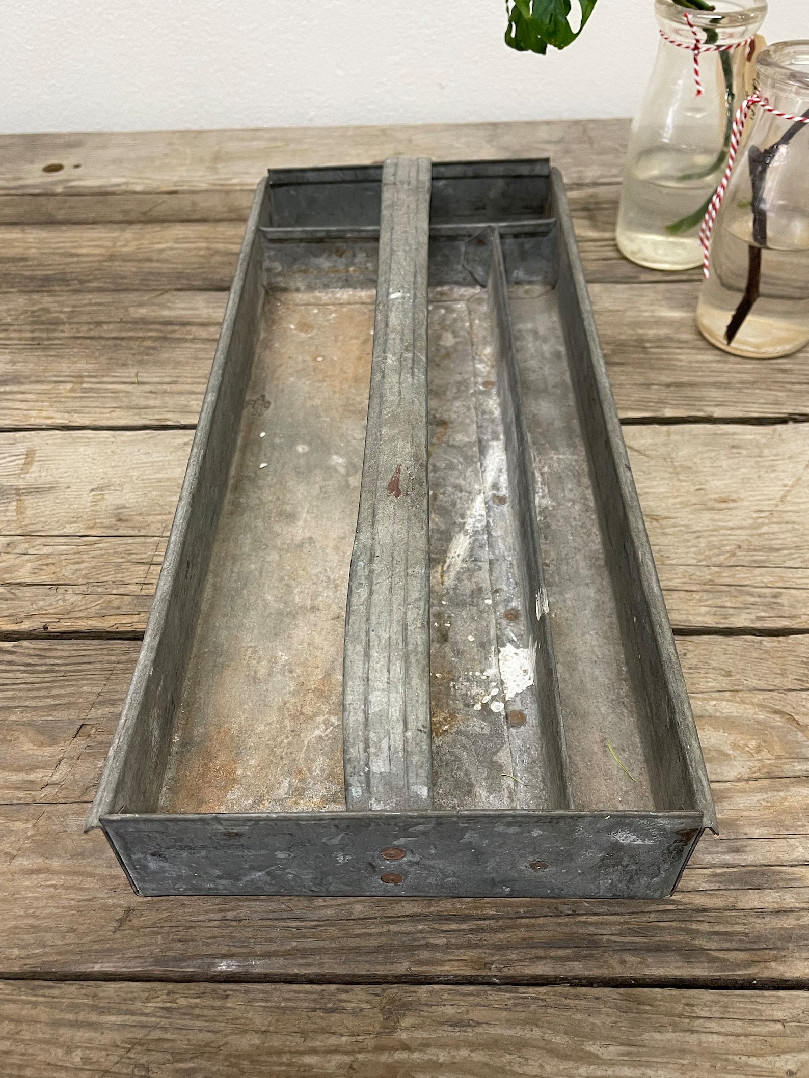 Metal Tool Tray Galvanized Tool Tray Caddy Open Tool Box - Etsy