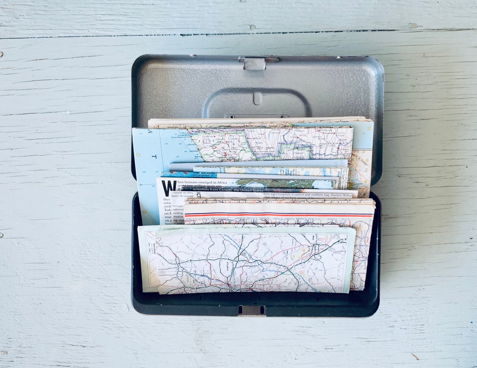 Metal Tool Box Galvanized Tool Box Industrial Tool Box | Etsy