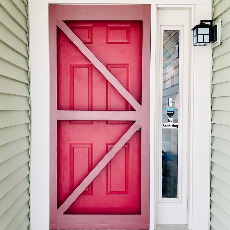 Farmhouse Screen Door - Etsy