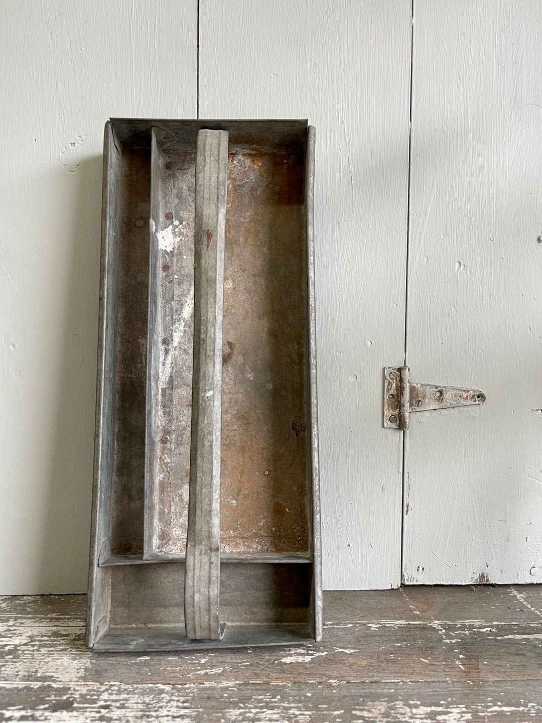 Metal Tool Tray Galvanized Tool Tray Caddy Open Tool Box Garden Tray ...