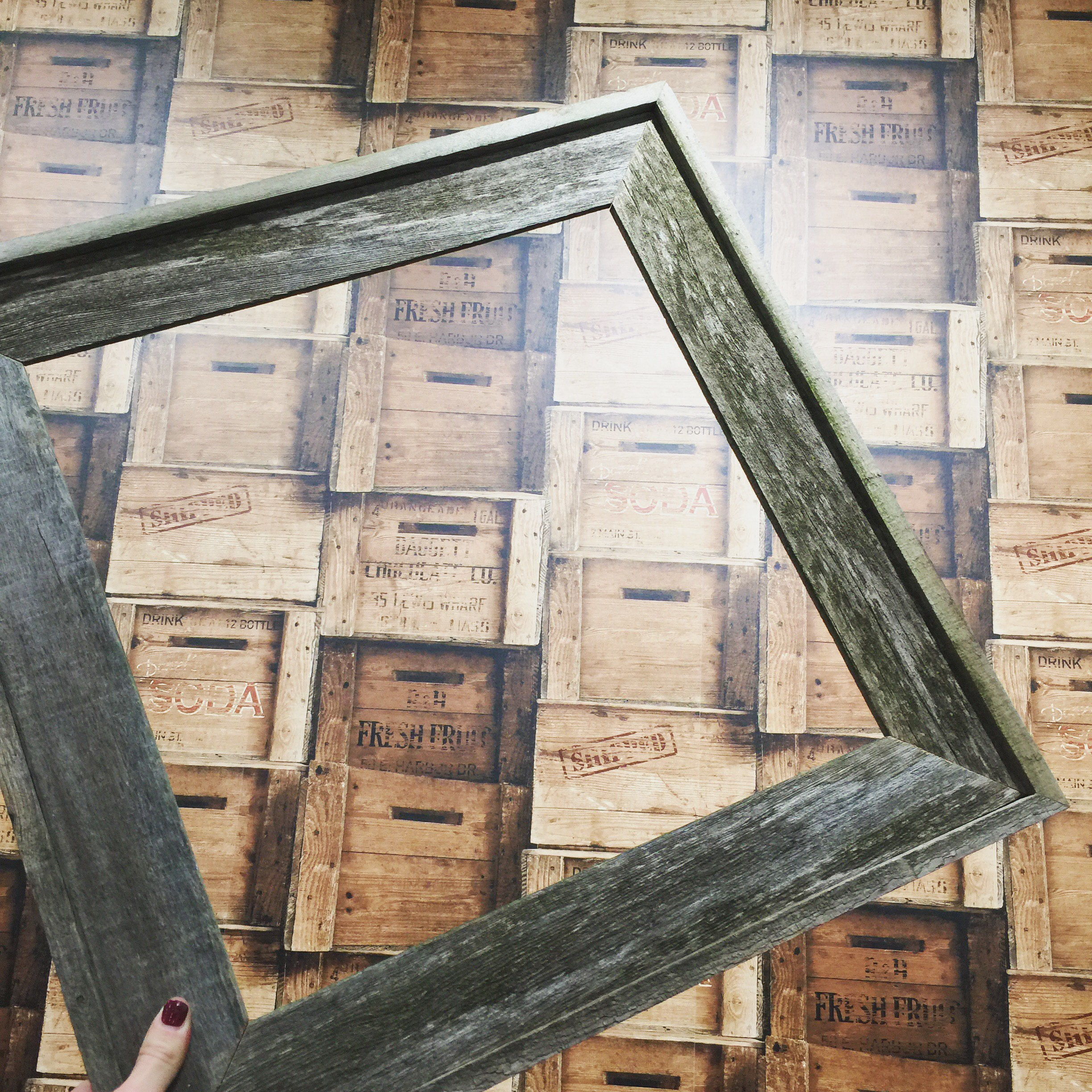 Custom Frame Reclaimed Wood Frame Rustic Frame Barnwood | Etsy