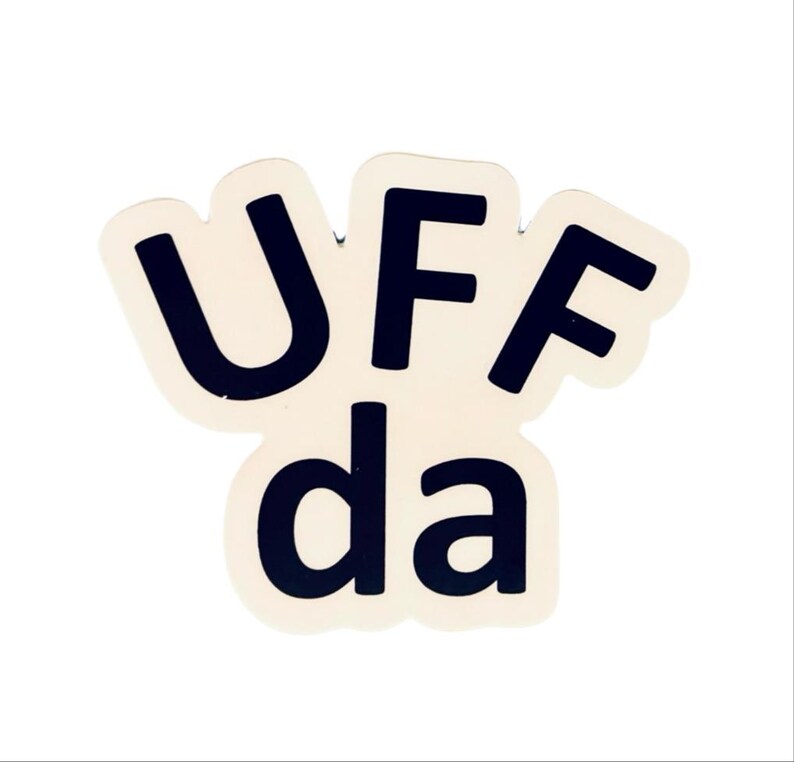 Uff Da Sticker - Etsy