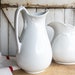 Large White Vase Royal Stone China Wedgwood and Co White Pitcher ...