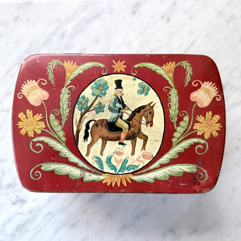 Floral Tin Box - Etsy
