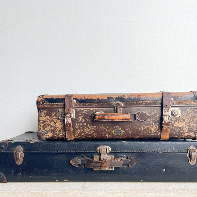 Antique Suitcase - Etsy