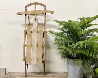 Antique Sled With Runners - Etsy