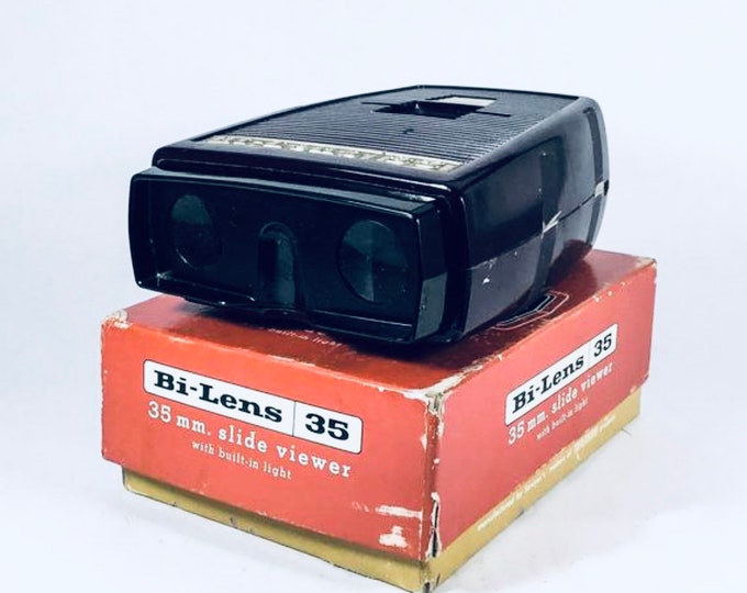 Vintage Slide Viewer | 35 Mm | Family Reunion | Bi-lens | Built-in ...