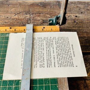 Vintage Paper Cutter Kodak Trimming Board Craft Tool - Etsy