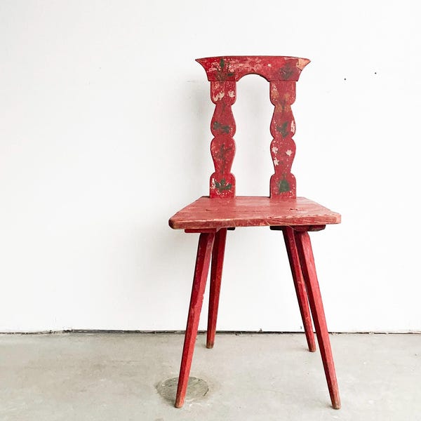 Primitive Chair - Etsy