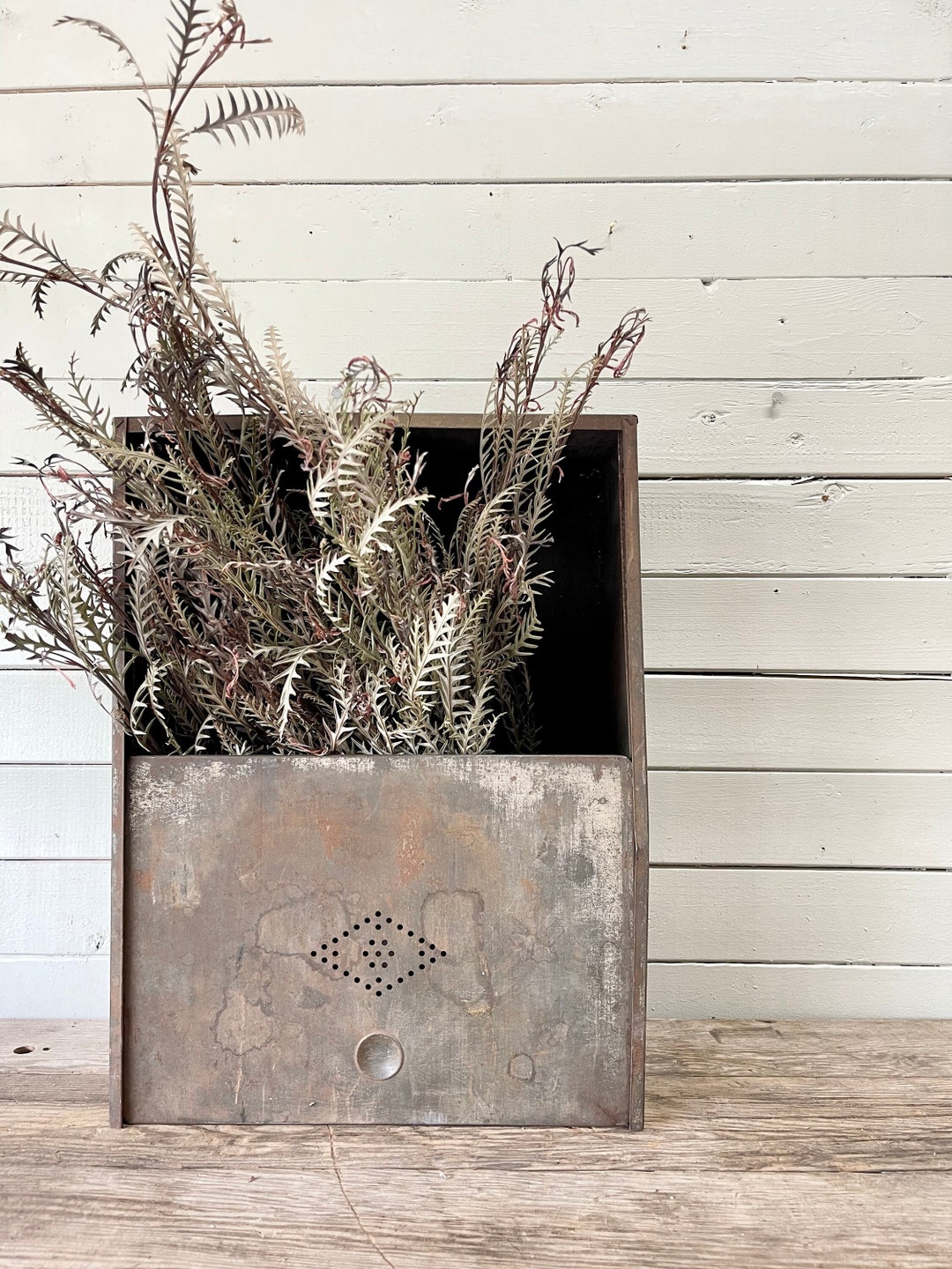 Metal Pie Safe Hoosier Cabinet Drawer Flour Bin Metal Box With Door ...