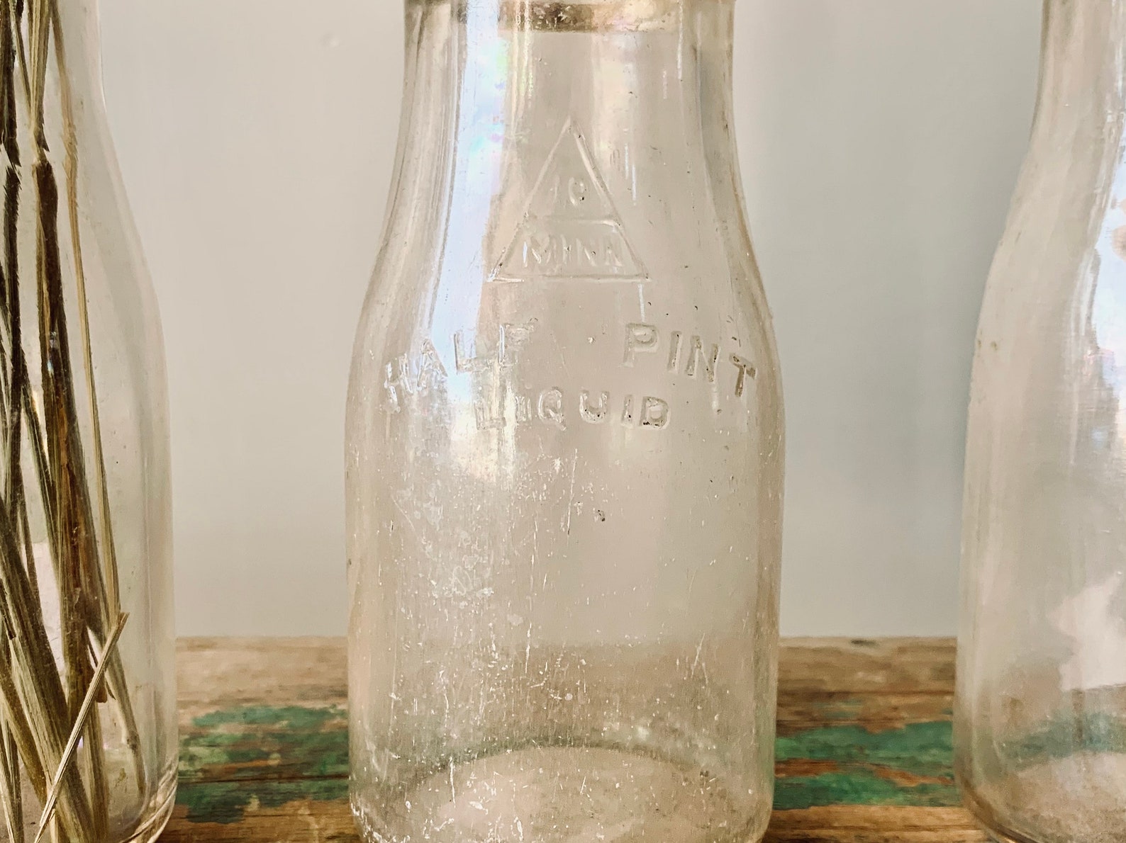 Set of 3 Antique Cream Jar Small Antique Jar Clear Glass | Etsy