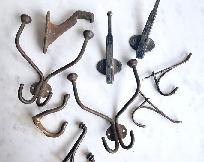 Antique Hooks SOLD SEPARATELY Acorn Hooks Double Acorn Hooks Large ...