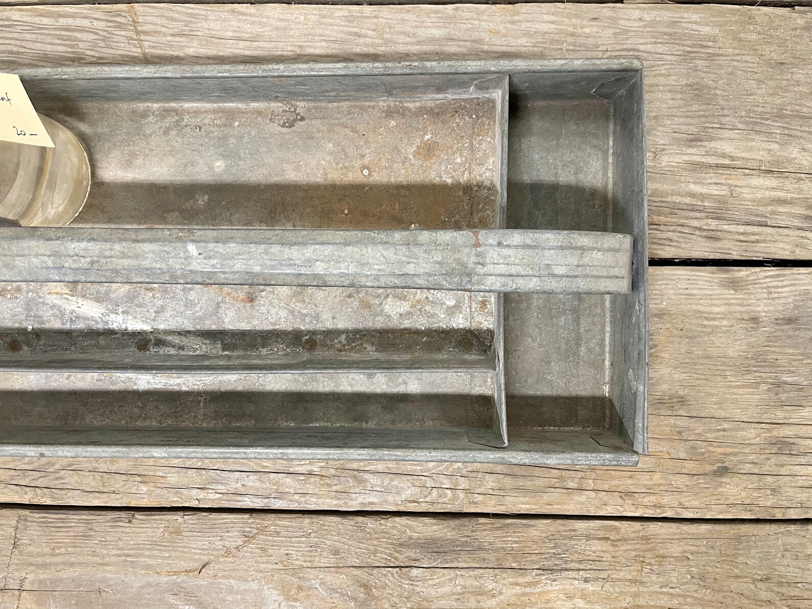 Metal Tool Tray Galvanized Tool Tray Caddy Open Tool Box - Etsy