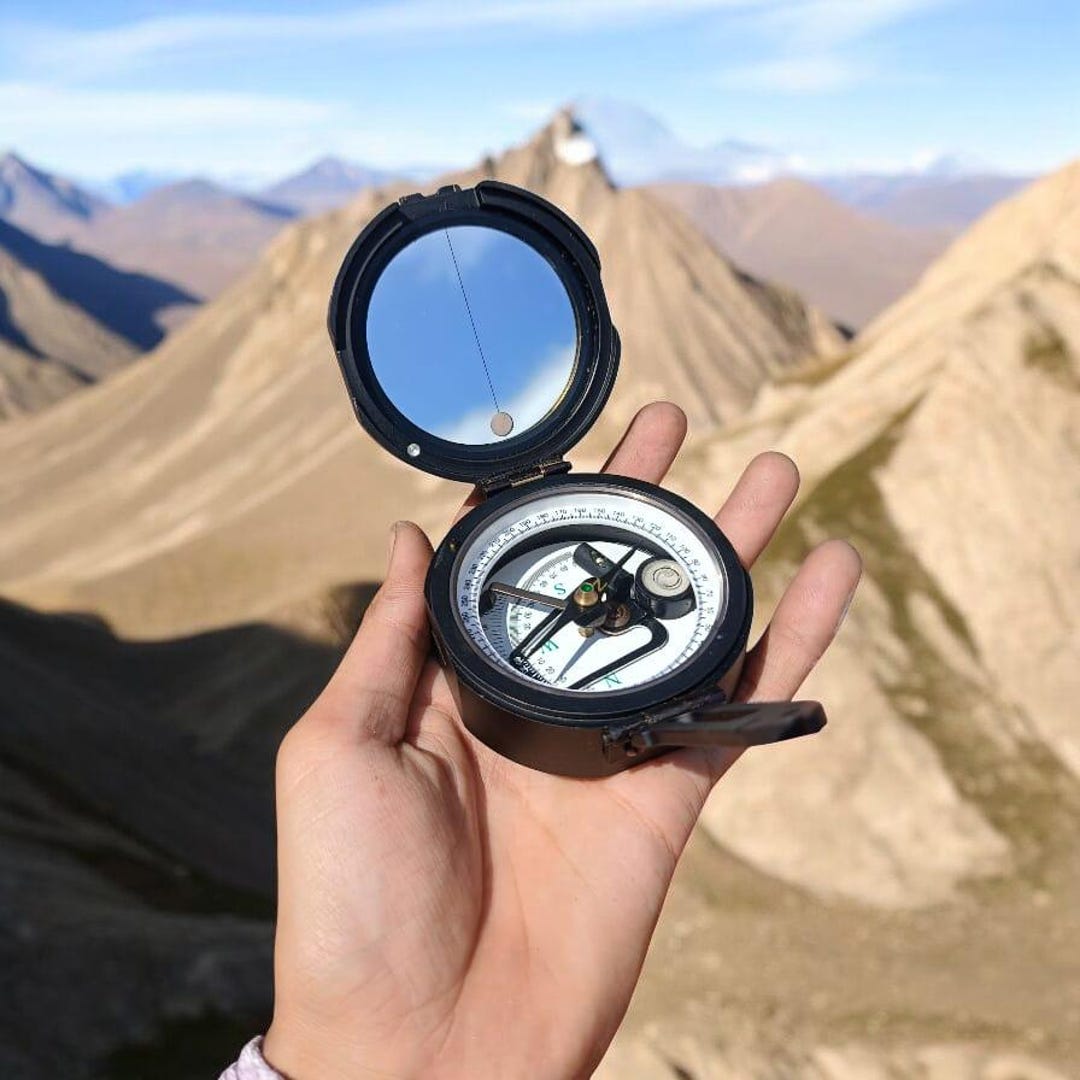 Handmade Aluminum Brunton Pocket Transit Compass | Functional Field ...