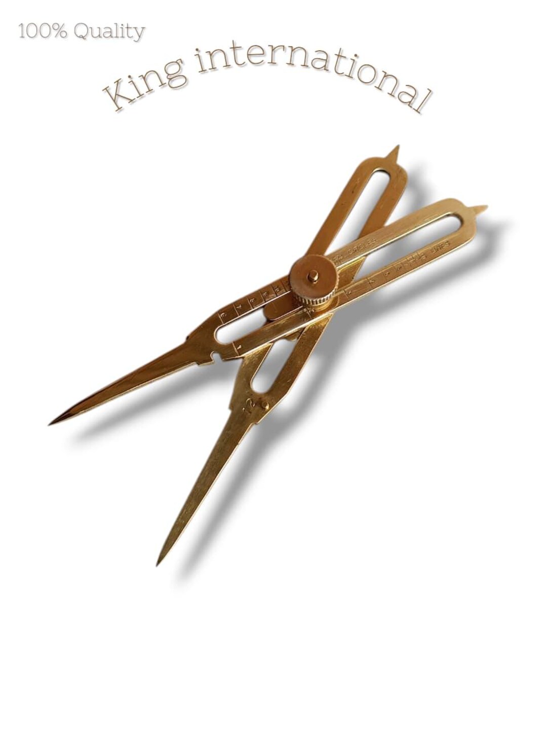 Brass Proportional Divider Tool: Precision Measuring Instrument - King ...