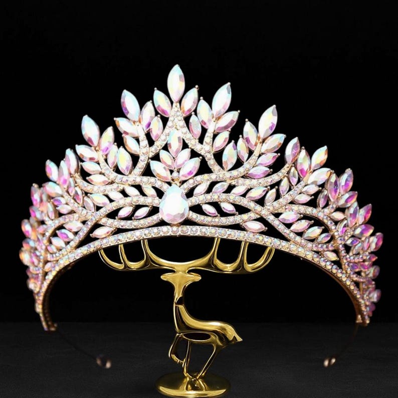 Crystal Queen Tiara: Imperial Elegance Bridal Crown - Etsy